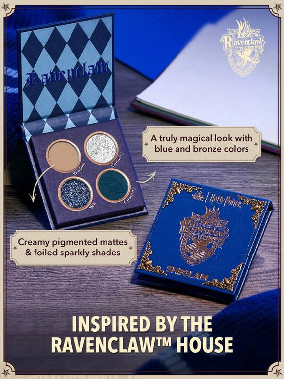 Harry Potter™ X SHEGLAM Ravenclaw™ House Palette 4-Clolor Shimmer Matt ...